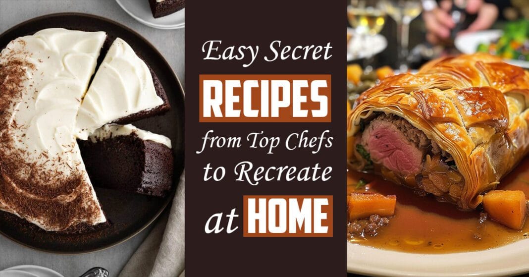 Easy Secret Recipes from Top Chefs to Recreate at Home | Buzzerhub